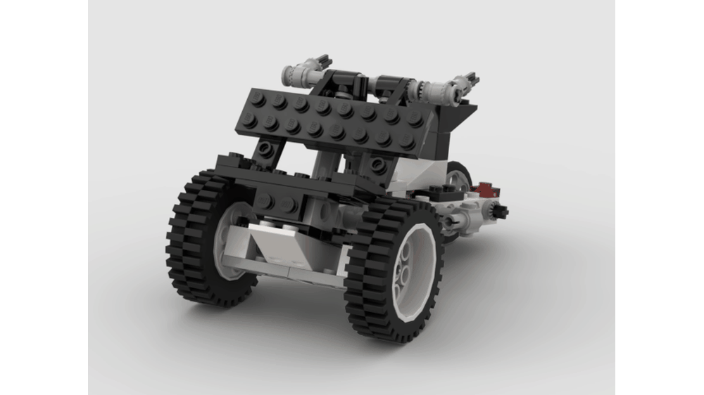 LEGO MOC Rickshaw - 8810 Alternate by kszyh | Rebrickable - Build with LEGO