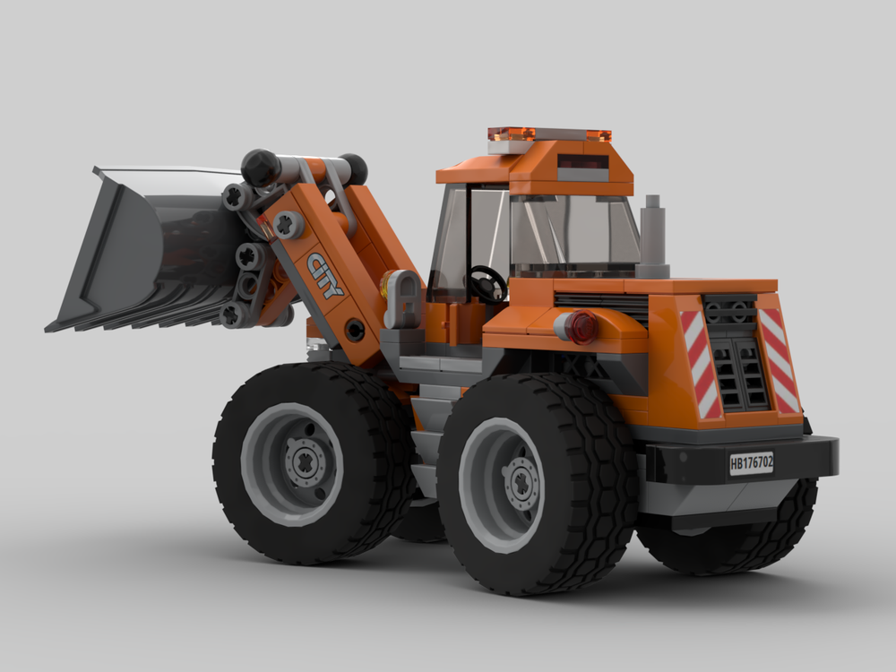 LEGO MOC Construction Wheel Loader by HaulingBricks | Rebrickable - Build with LEGO