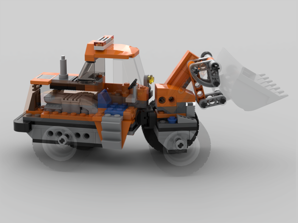 LEGO MOC Construction Wheel Loader by HaulingBricks | Rebrickable - Build with LEGO