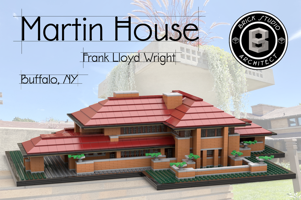 LEGO MOC Martin House by BrickStudioArchitect | Rebrickable - Build with LEGO