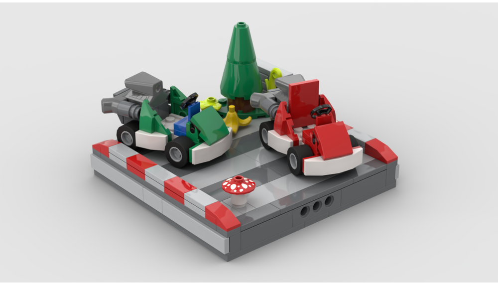 LEGO MOC Mario Kart - Race Scene by almanich | Rebrickable - Build with ...