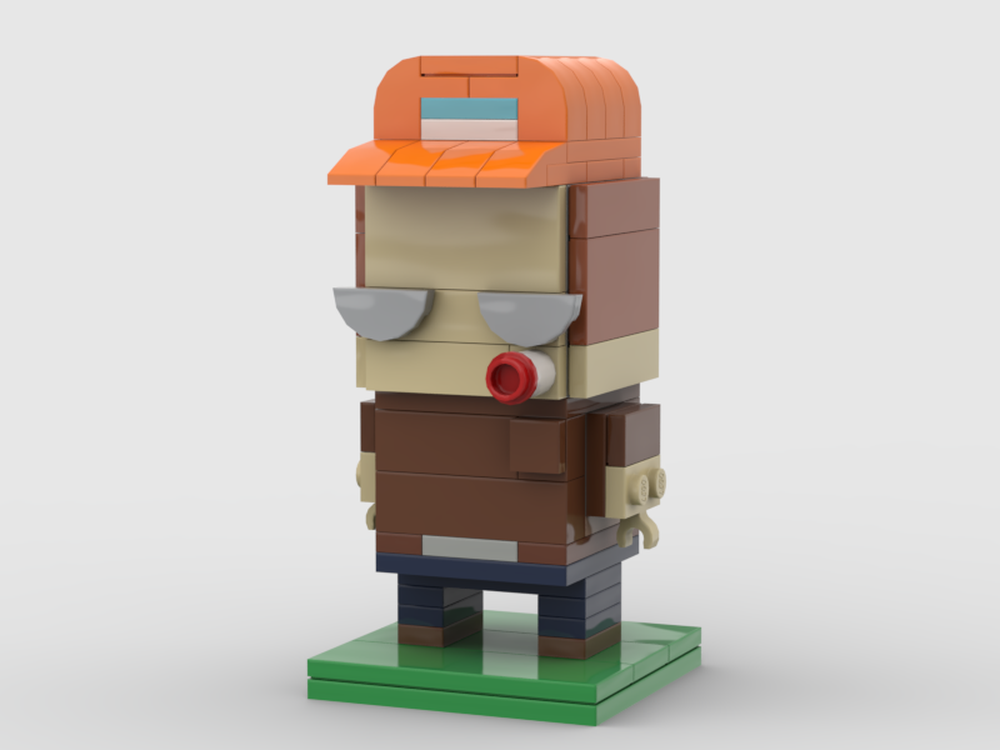 LEGO MOC Dale Gribble Brickhead by Brickford89 | Rebrickable - Build ...