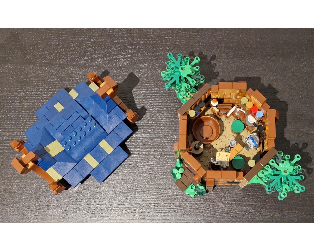 LEGO MOC Medieval Castle Adventure - Dragon, Stables and Wizard's House ...