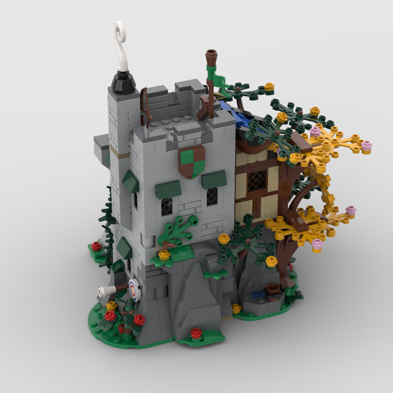 LEGO MOC Forestmen - Outpost by MidiBricks | Rebrickable - Build with LEGO