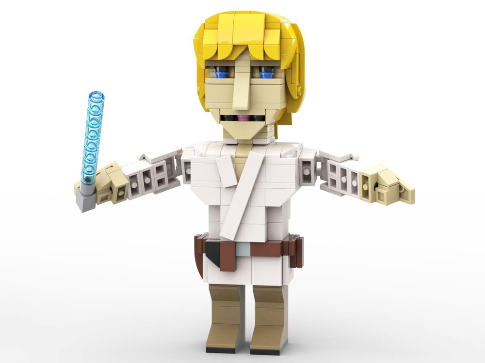 LEGO MOC Luke-Skywalker Lego Figure by LittlebricksHeroes | Rebrickable ...