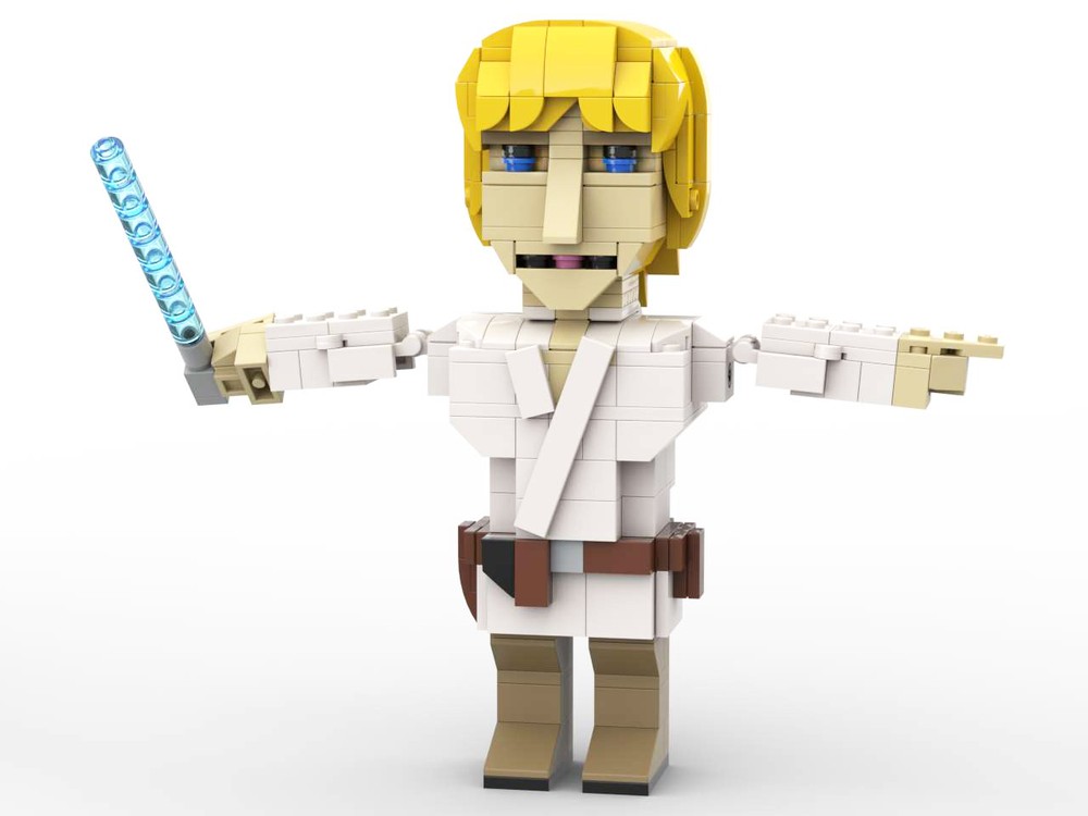 LEGO MOC Luke-Skywalker Lego Figure by LittlebricksHeroes | Rebrickable ...