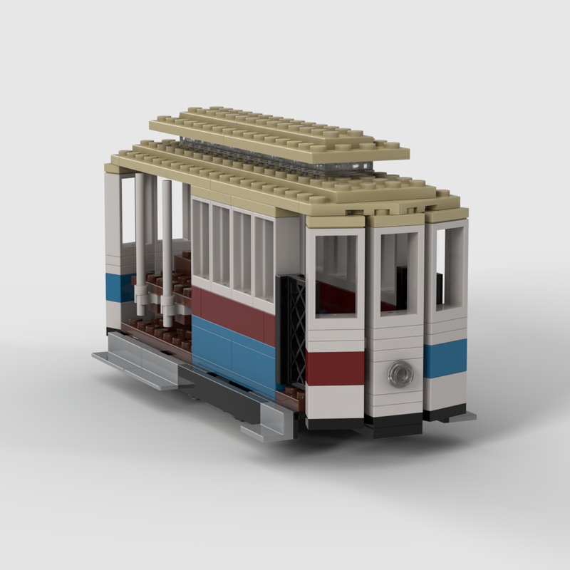 LEGO MOC San Francisco cable car by S-Brick | Rebrickable - Build with LEGO