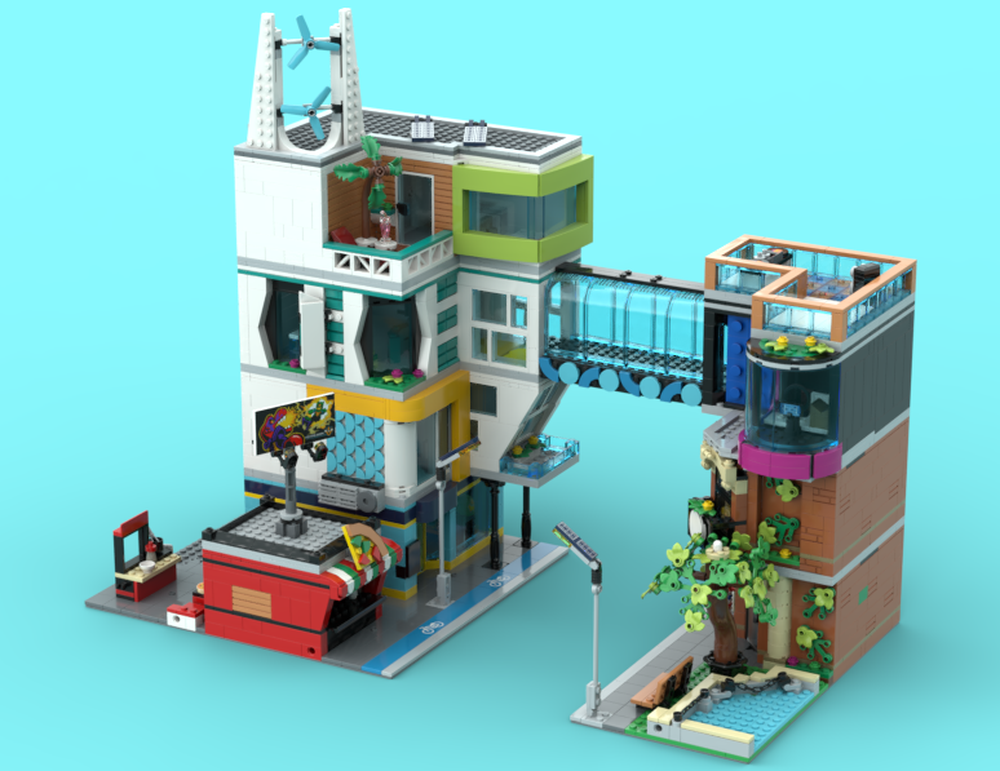 LEGO MOC-176755 Downtown by The Lego Master | Rebrickable - Build with LEGO