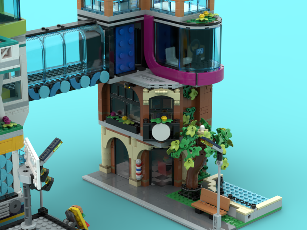 LEGO MOC Downtown by The Lego Master | Rebrickable - Build with LEGO