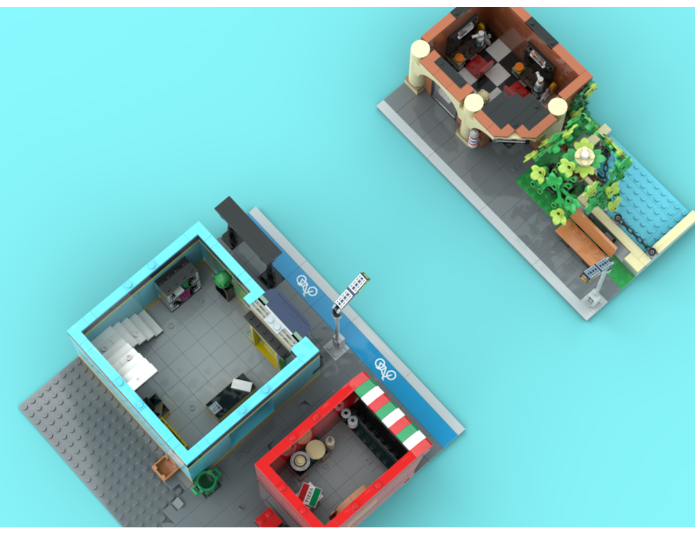 LEGO MOC-176755 Downtown by The Lego Master | Rebrickable - Build with LEGO