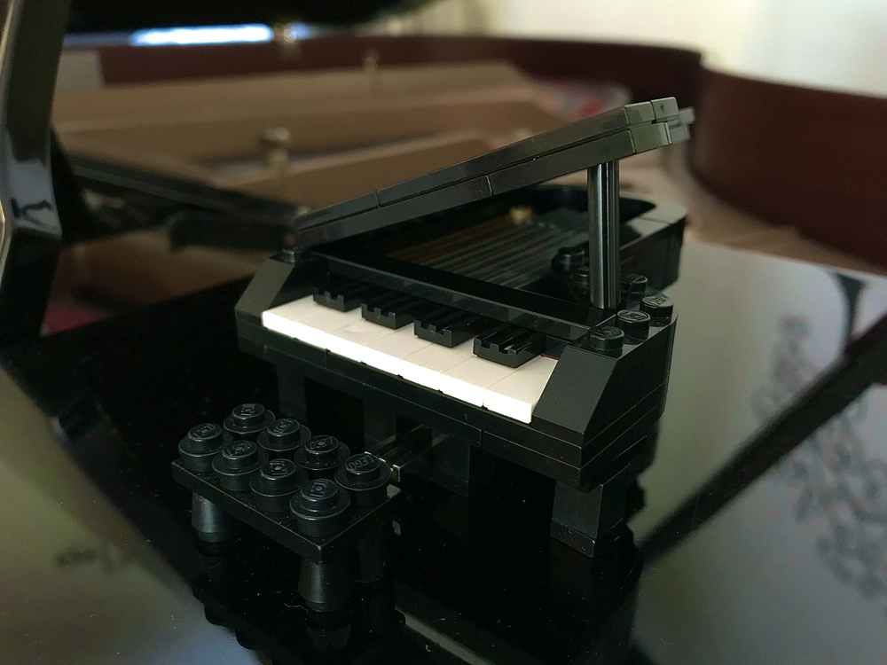 LEGO MOC Minifigure Scale Grand Piano by Brick-Tac-Toe | Rebrickable ...
