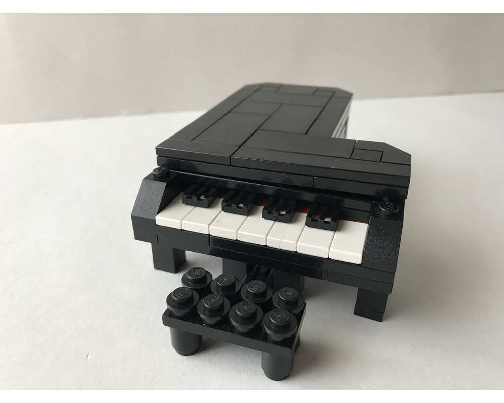LEGO MOC Minifigure Scale Grand Piano by Brick-Tac-Toe | Rebrickable ...