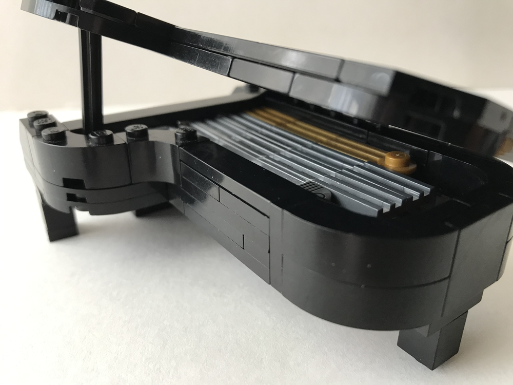 LEGO MOC Minifigure Scale Grand Piano by Brick-Tac-Toe | Rebrickable ...