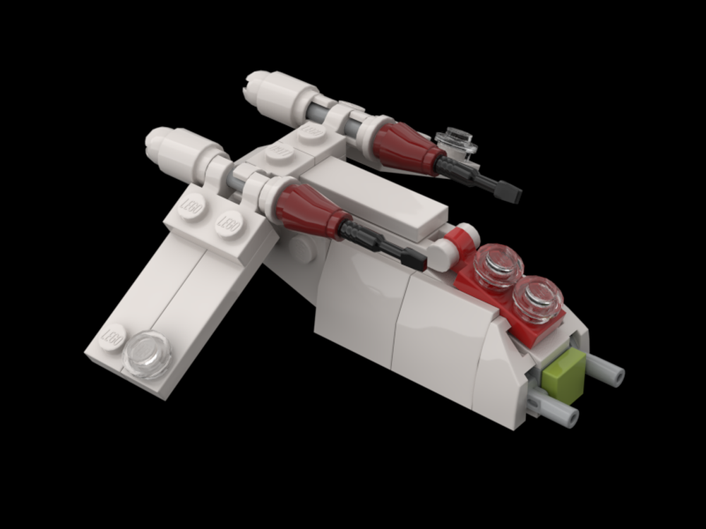 LEGO MOC Micro LAAT gunship by Ertz1258 | Rebrickable - Build with LEGO