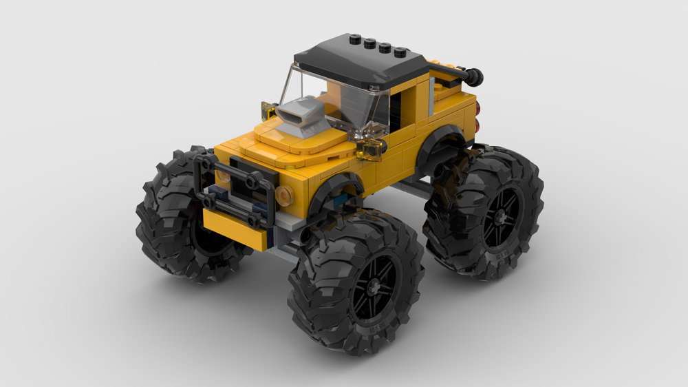 LEGO MOC MonsterLandie Land Rover Monster Truck by SeaBeast ...