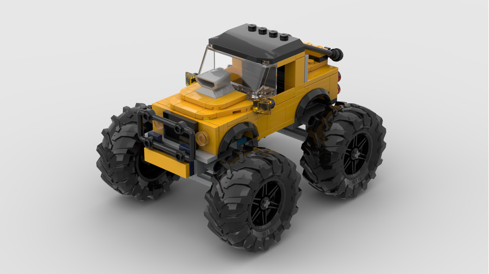 LEGO MOC MonsterLandie Land Rover Monster Truck by SeaBeast ...