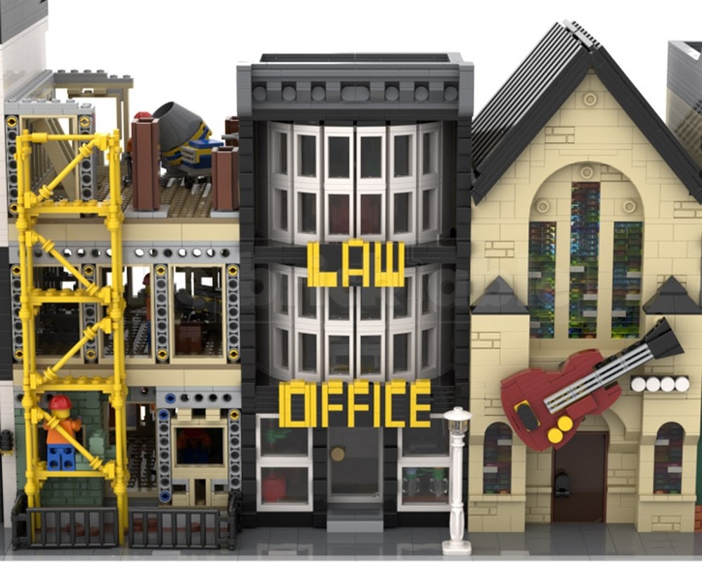 LEGO MOC Law Office Modular Building by Soandso | Rebrickable - Build ...