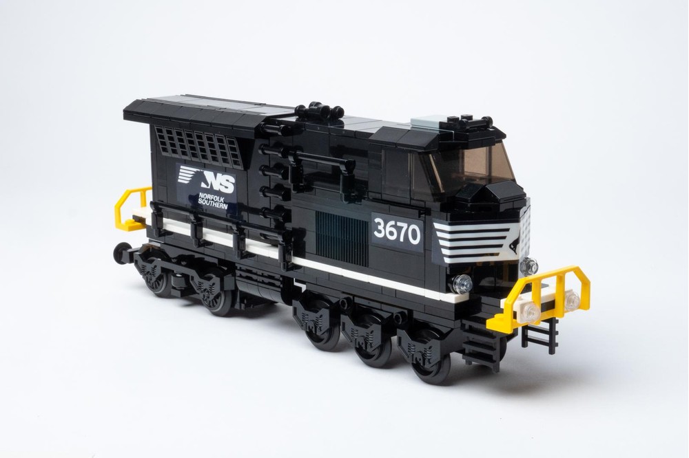 LEGO MOC Norfolk Southern Freight Locomotive (GE Evolution Tier 4) by ...