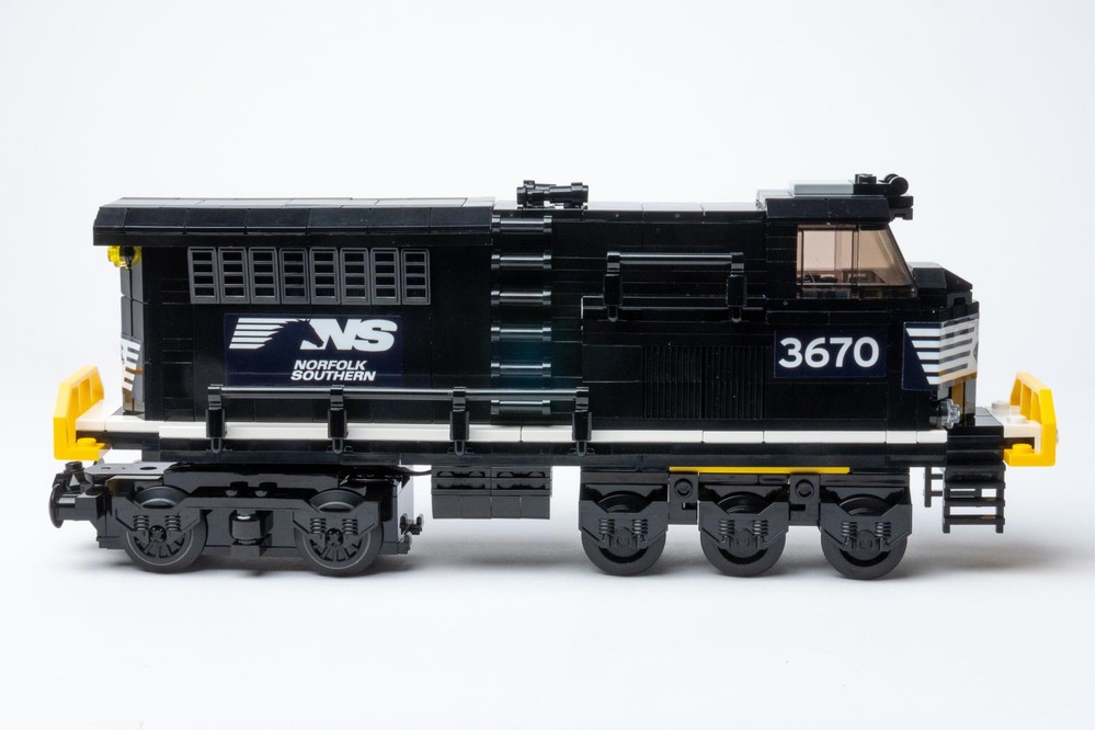 LEGO MOC Norfolk Southern Freight Locomotive (GE Evolution Tier 4) by ...