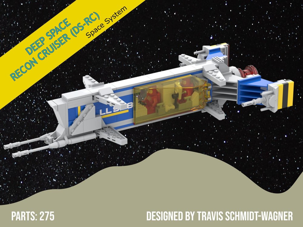 Lego Moc 10497 Alt Build Deep Space Recon Cruiser By Camobricktape