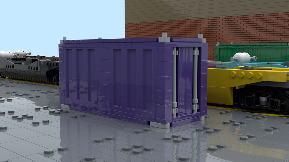 LEGO MOC 20' Container (Panels) by camsbrick | Rebrickable - Build with ...