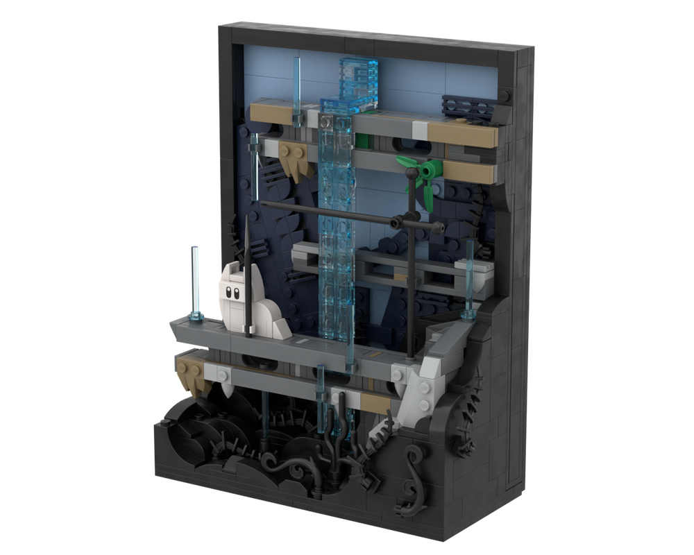 LEGO MOC Rain World Diorama by JoeSubbi | Rebrickable - Build with LEGO