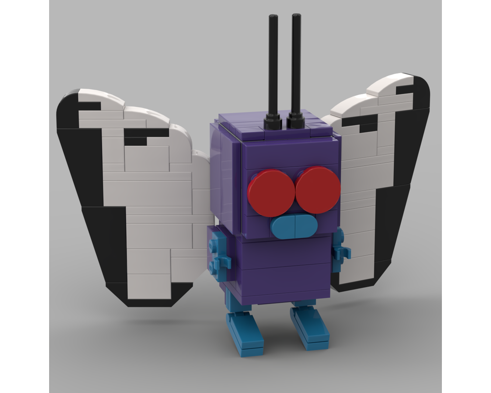 LEGO MOC Butterfree (Pokémon) by herpuderpules | Rebrickable - Build ...