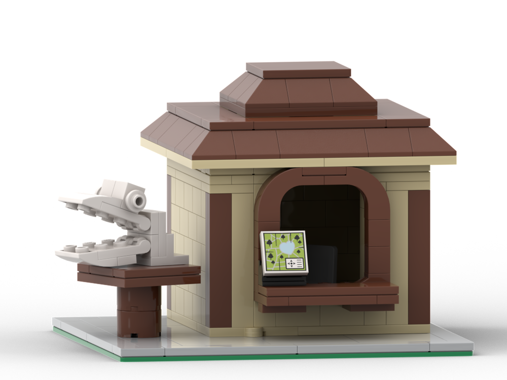 LEGO MOC Modular museum ticket boot by Viernes | Rebrickable - Build ...