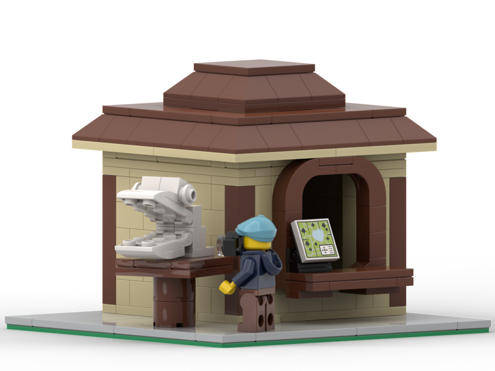 LEGO MOC Modular museum ticket boot by Viernes | Rebrickable - Build ...