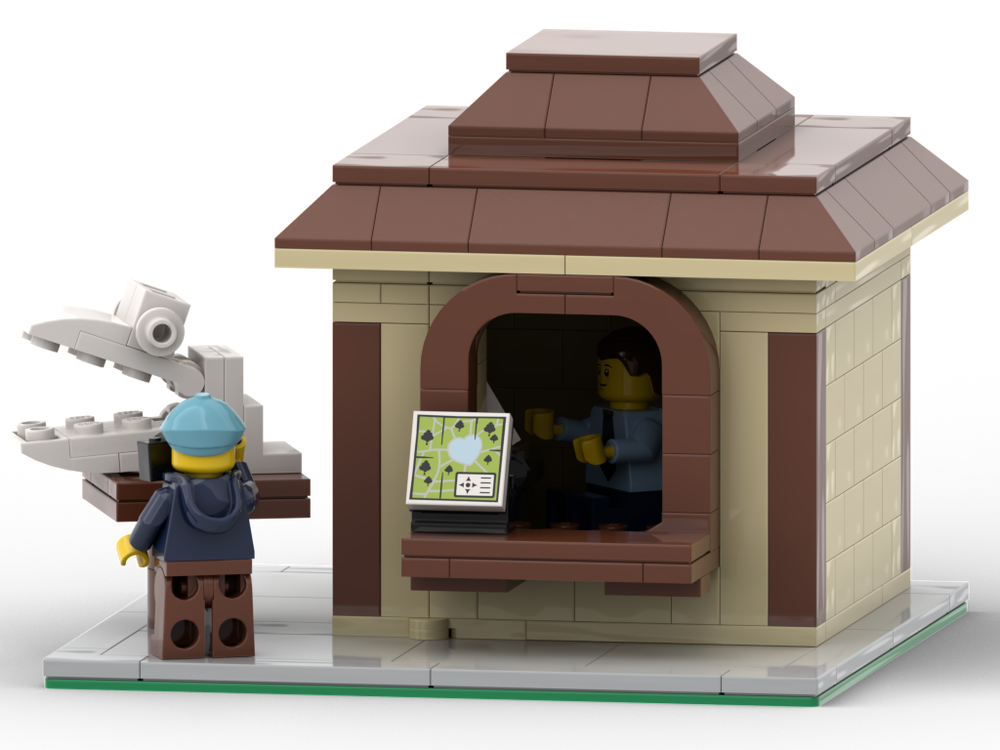 LEGO MOC Modular museum ticket boot by Viernes | Rebrickable - Build ...