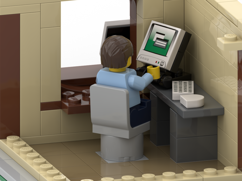 LEGO MOC Modular museum ticket boot by Viernes | Rebrickable - Build ...