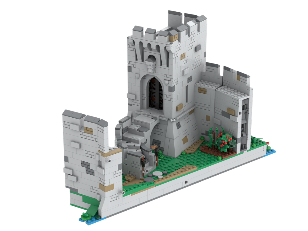 LEGO MOC Modular Norman Keep Entrance Building by evilMedieval ...