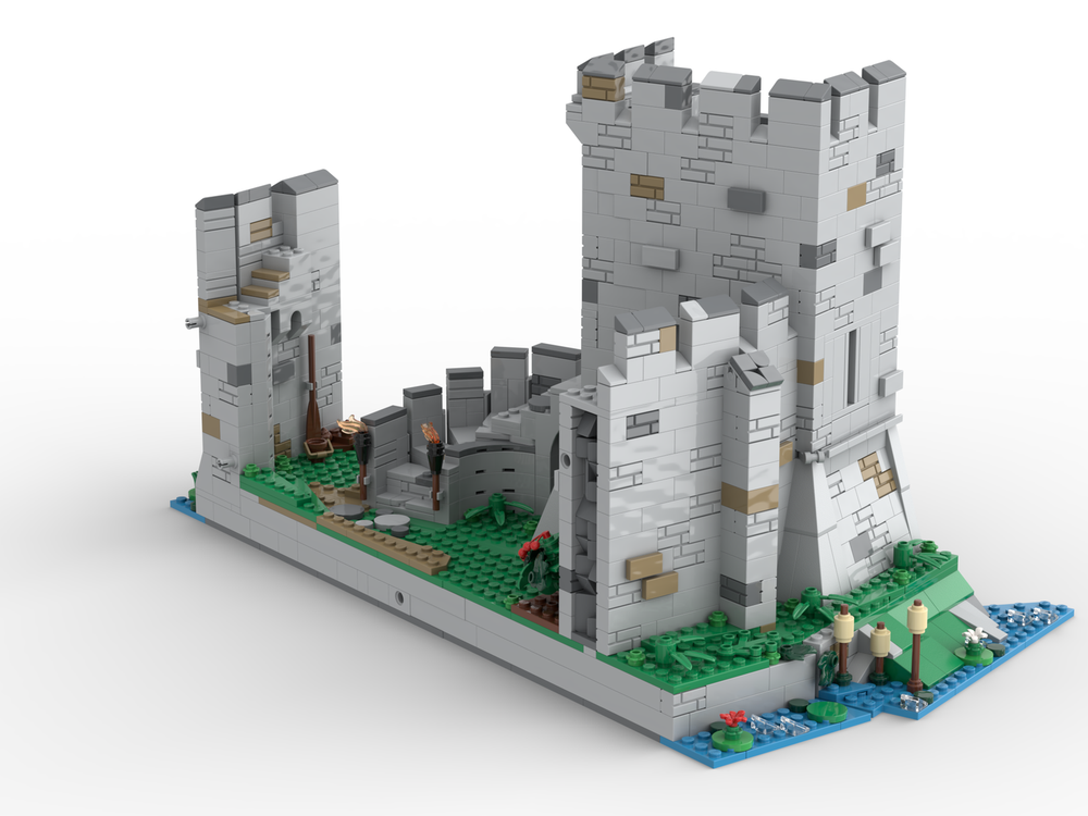 LEGO MOC Modular Norman Keep Entrance Building by evilMedieval ...