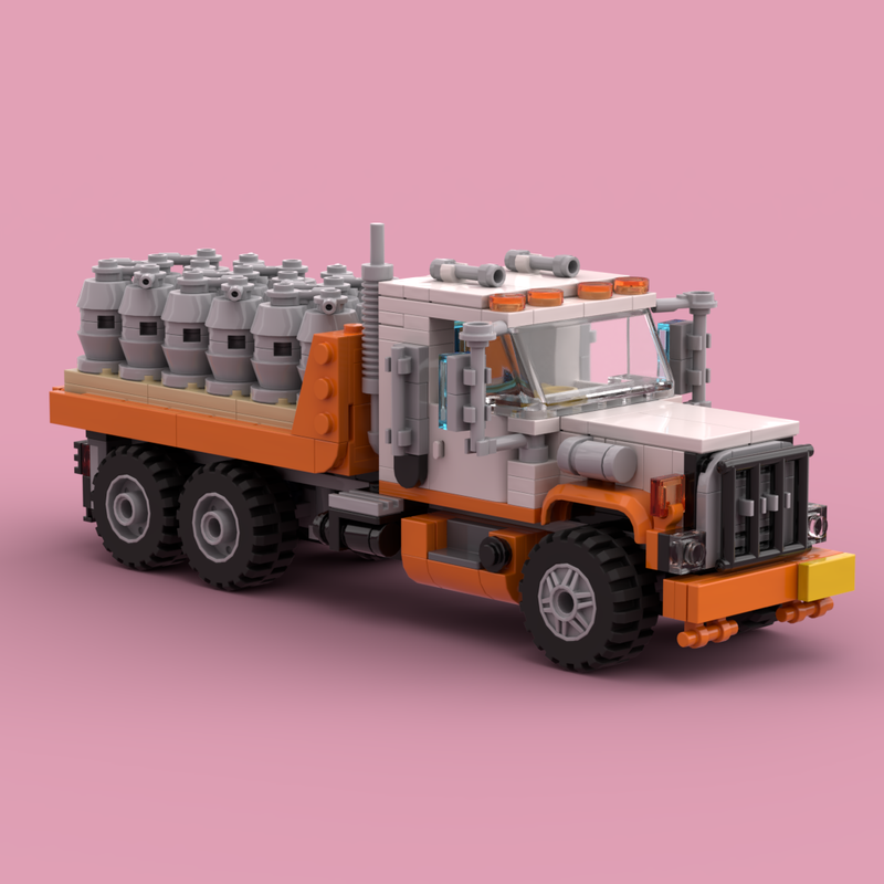 LEGO MOC Brock Flatbed Truck by Wacky | Rebrickable - Build with LEGO
