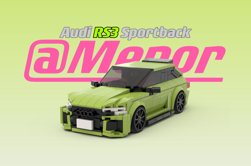 LEGO MOC Audi RS3(8Y) Sportback by Menor | Rebrickable - Build with LEGO