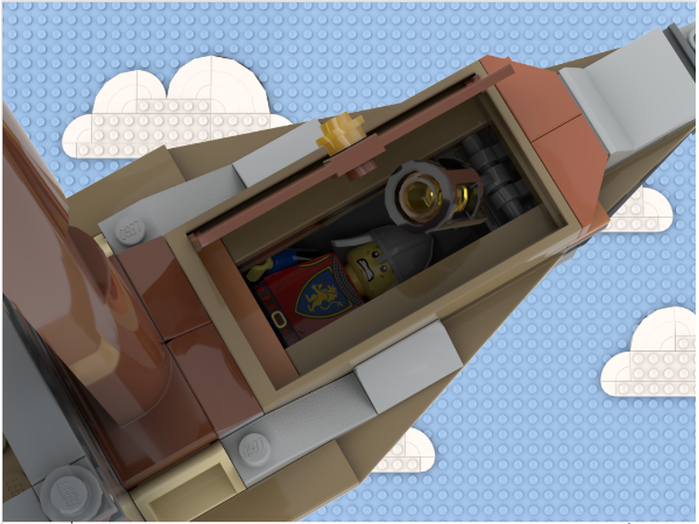 LEGO MOC Steampunk Zeppelin Ship by raguidel | Rebrickable - Build with ...