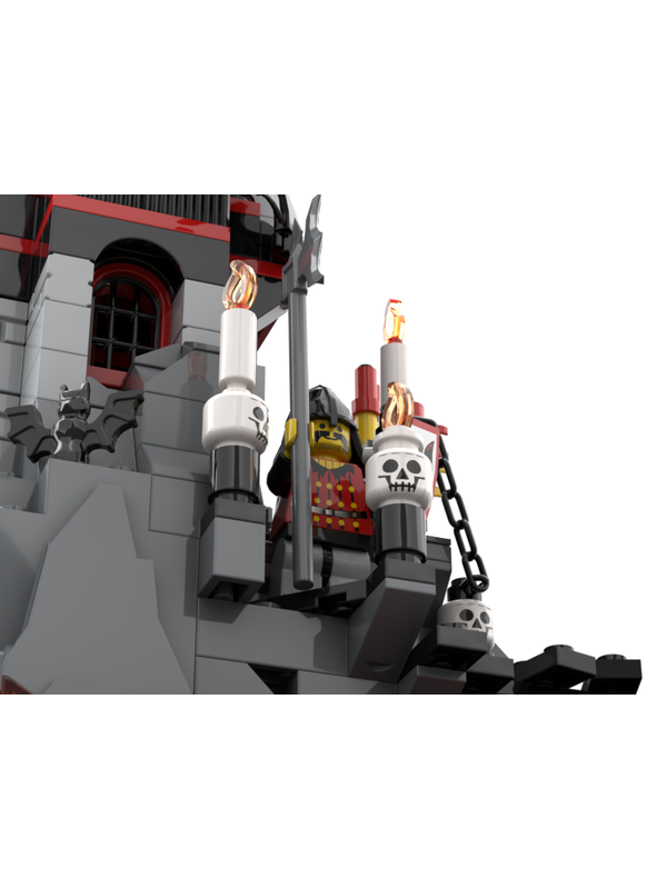 LEGO MOC Fright Knights Volcanic Outpost by Mikey_Brickalloti ...