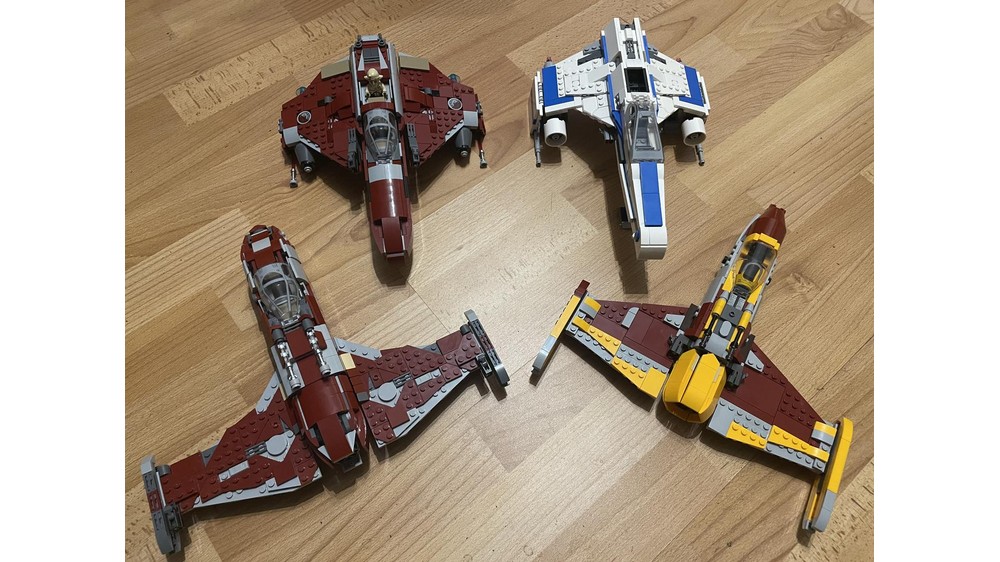 LEGO MOC Ahsoka Tano's E-WING - 75362 Alternative by zsoltom ...