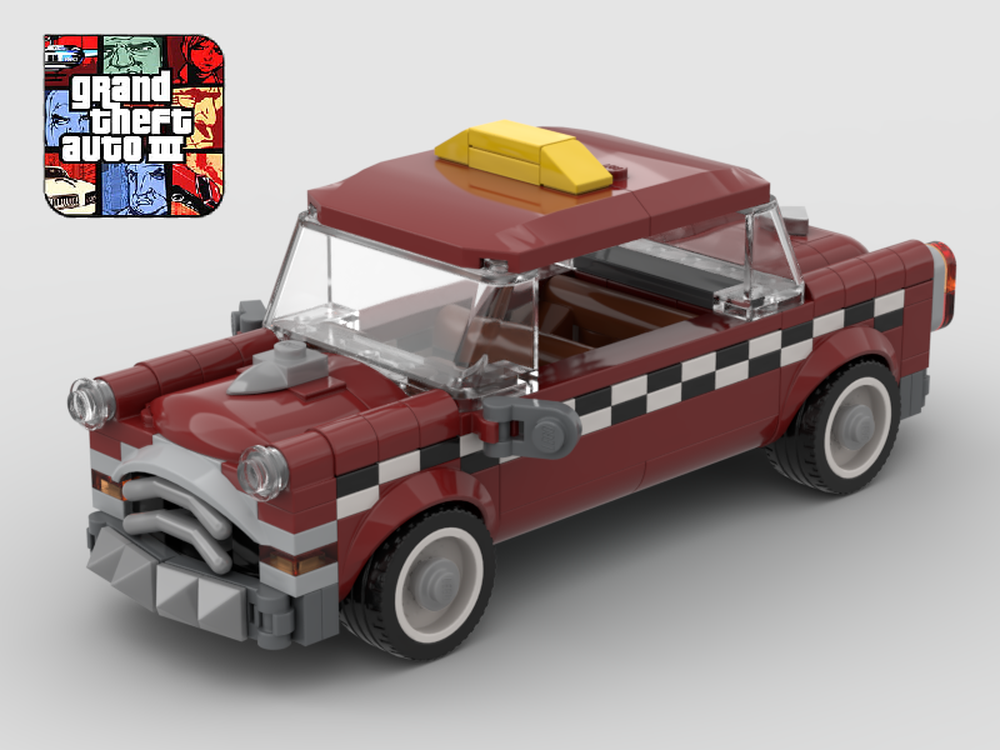 LEGO MOC Borgnine Cab from GTA3 by symbioza | Rebrickable - Build with LEGO