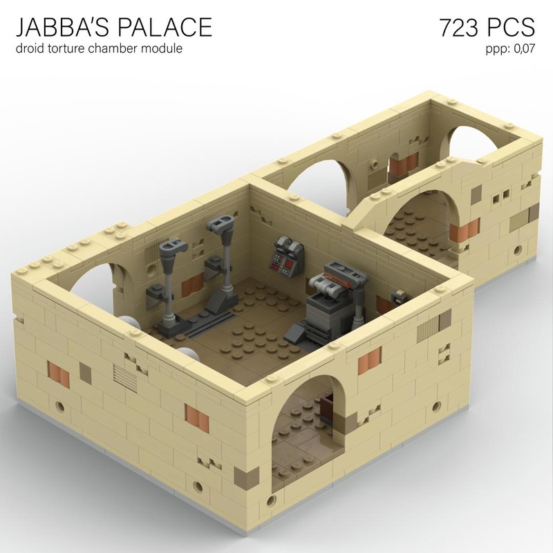 LEGO MOC Jabba's Palace, Module V: Droid torture chamber by ...