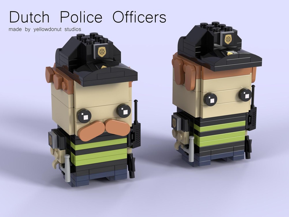 LEGO MOC Dutch Policeman and Policewoman (brickheadz) by YellowDonut ...