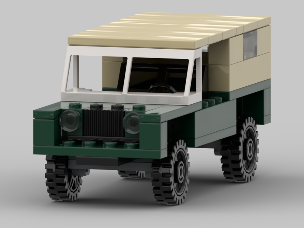 LEGO MOC Land Rover Series 1 by WILD_BLUEY | Rebrickable - Build with LEGO