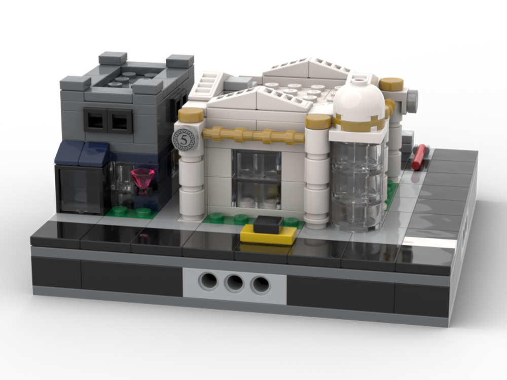 LEGO MOC Micropolis - Bank by TheBuildJunction | Rebrickable - Build ...