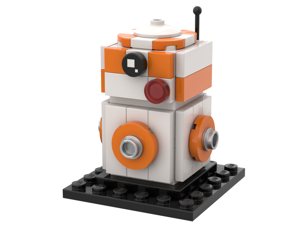 LEGO MOC BB-8 Brickheadz by OrchardBuilds | Rebrickable - Build with LEGO
