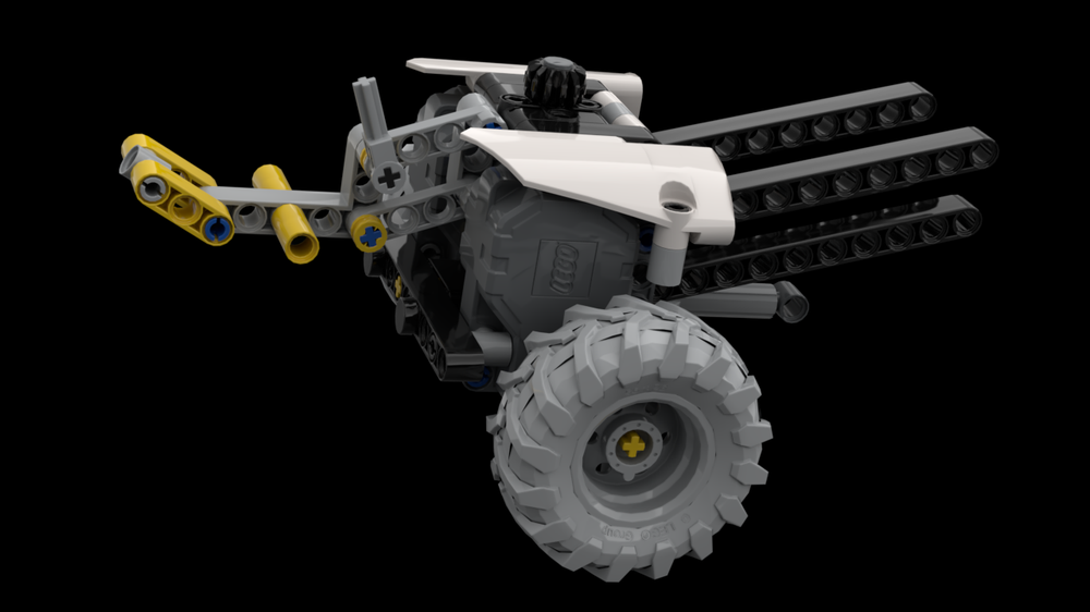 LEGO MOC TECHNIC Surface Space Loader (42178), modified rear-end with ...