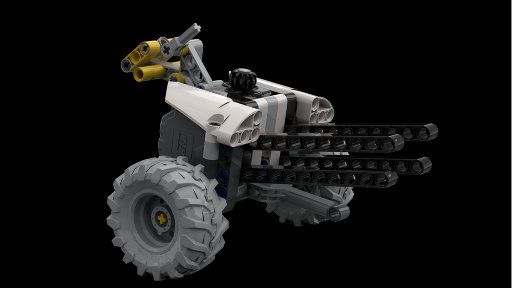 LEGO MOC TECHNIC Surface Space Loader (42178), modified rear-end with ...