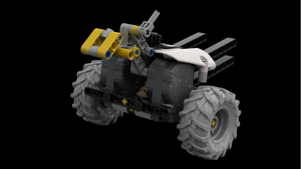LEGO MOC TECHNIC Surface Space Loader (42178), modified rear-end with ...