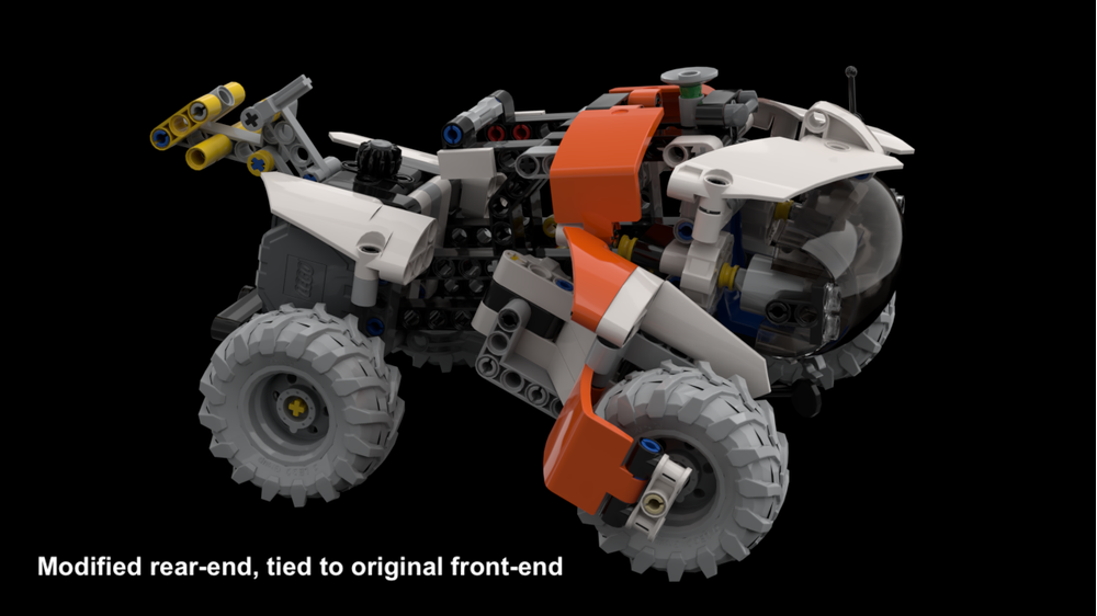 LEGO MOC TECHNIC Surface Space Loader (42178), modified rear-end with ...