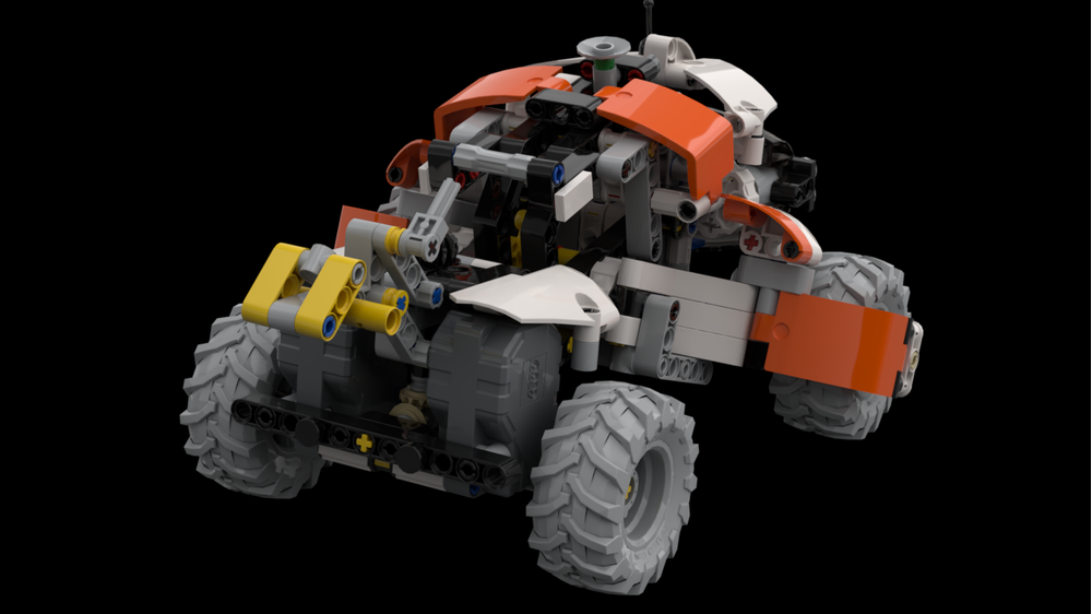 LEGO MOC TECHNIC Surface Space Loader (42178), modified rear-end with ...