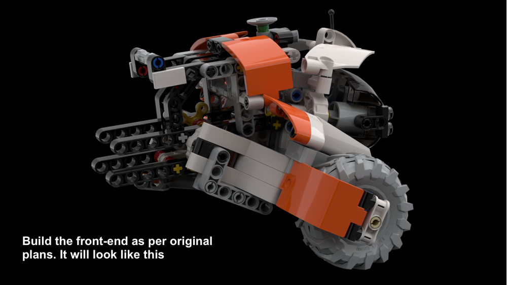 LEGO MOC TECHNIC Surface Space Loader (42178), modified rear-end with ...